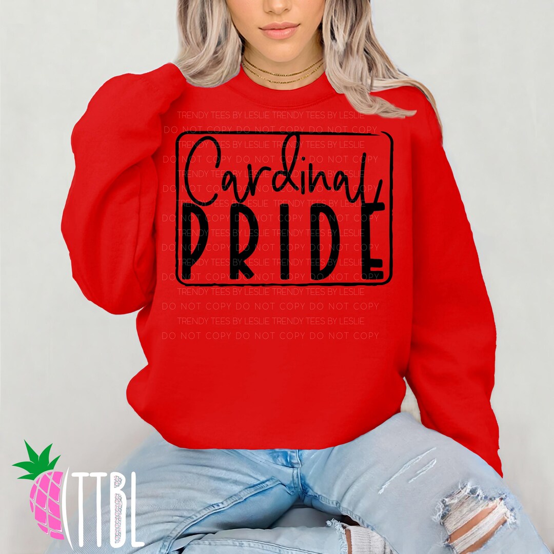 Cardinal Pride PNG: School Spirit Digital Design (digital Download - Etsy