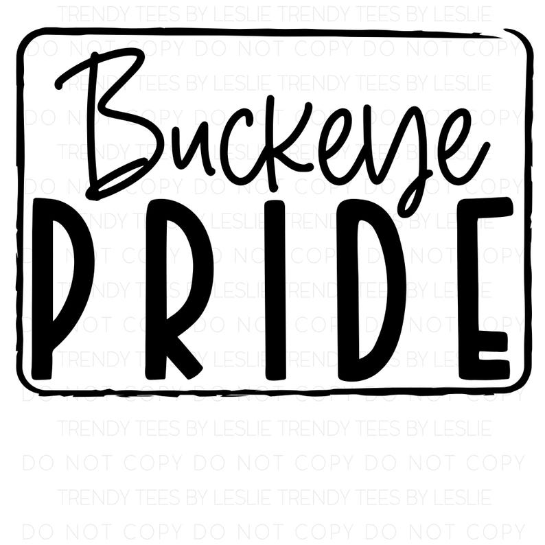 Buckeye Pride PNG: School Spirit Digital Design (digital Download) - Etsy