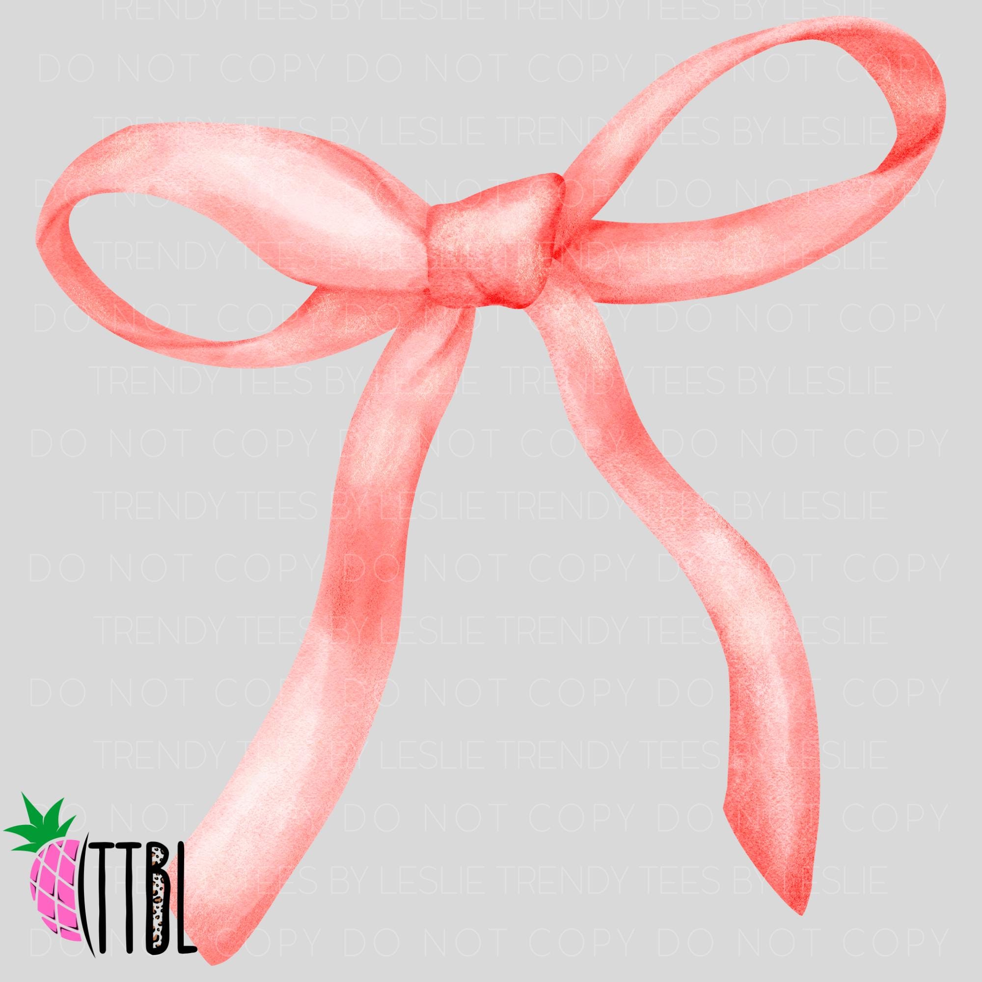 Watercolor Bow Clipart Set: Pastel & Bright PNG Graphics (digital ...