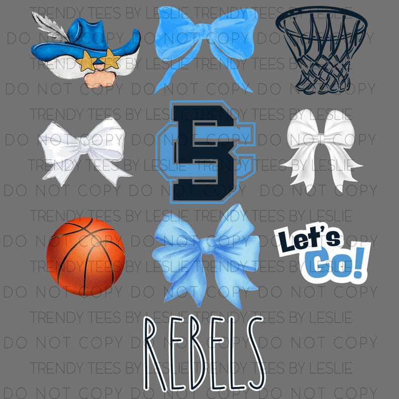 Rebels Basketball Collage PNG | Boone County Team (digital Download) - Etsy