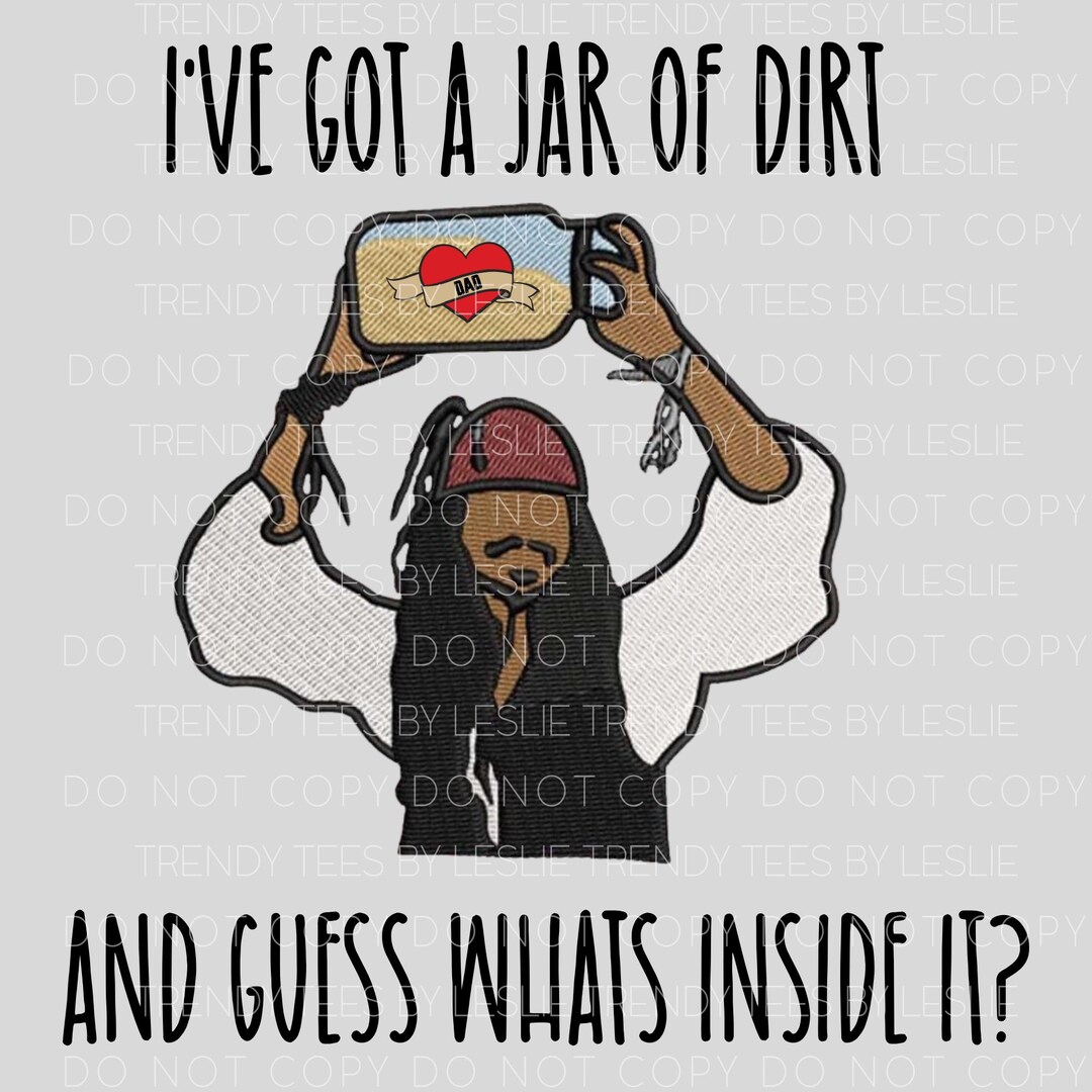 I've Got a Jar of Dirt Funny Dad Urn Art | Pirate Humor (digital ...