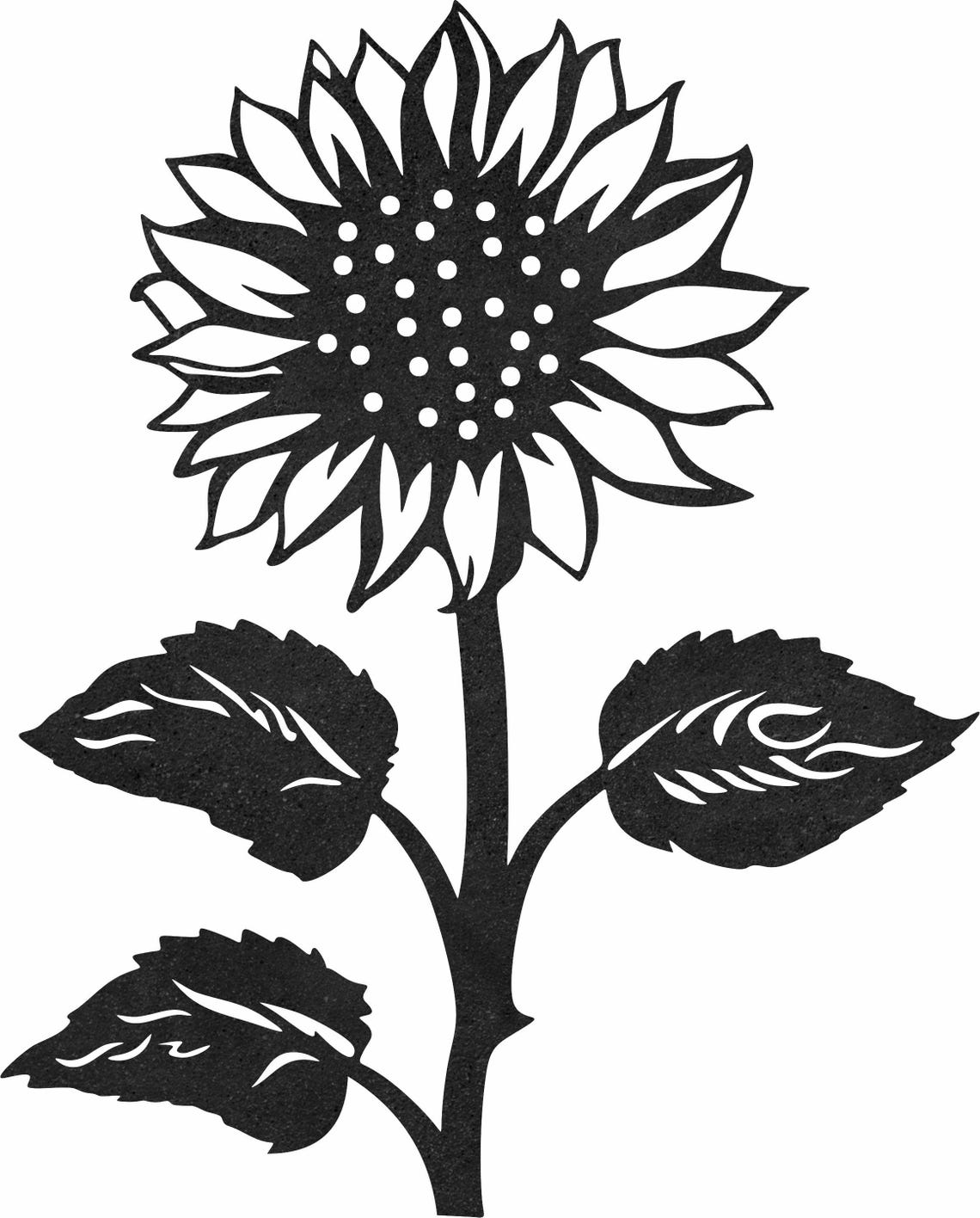 Sunflower - SVG DXF Files for Plasma and Laser Cutting - Digital Files ...