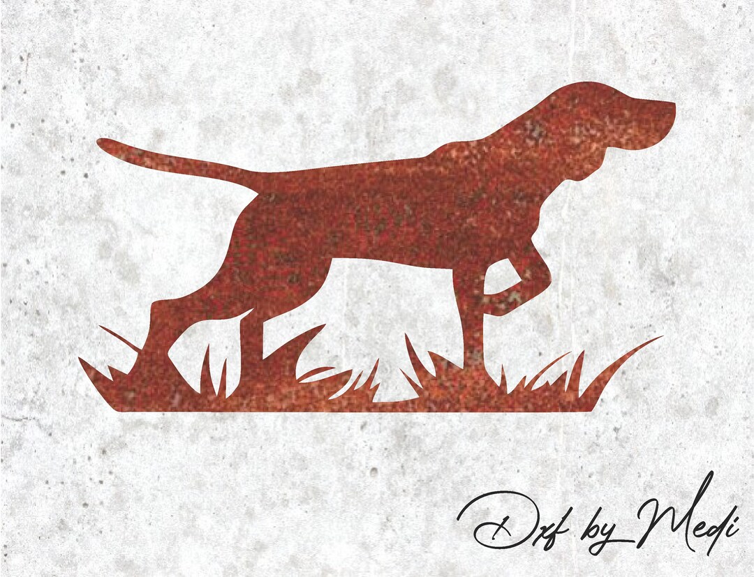 Hunting Dog Walking DXF Svg Files - Instant Download for Laser, Plasma ...
