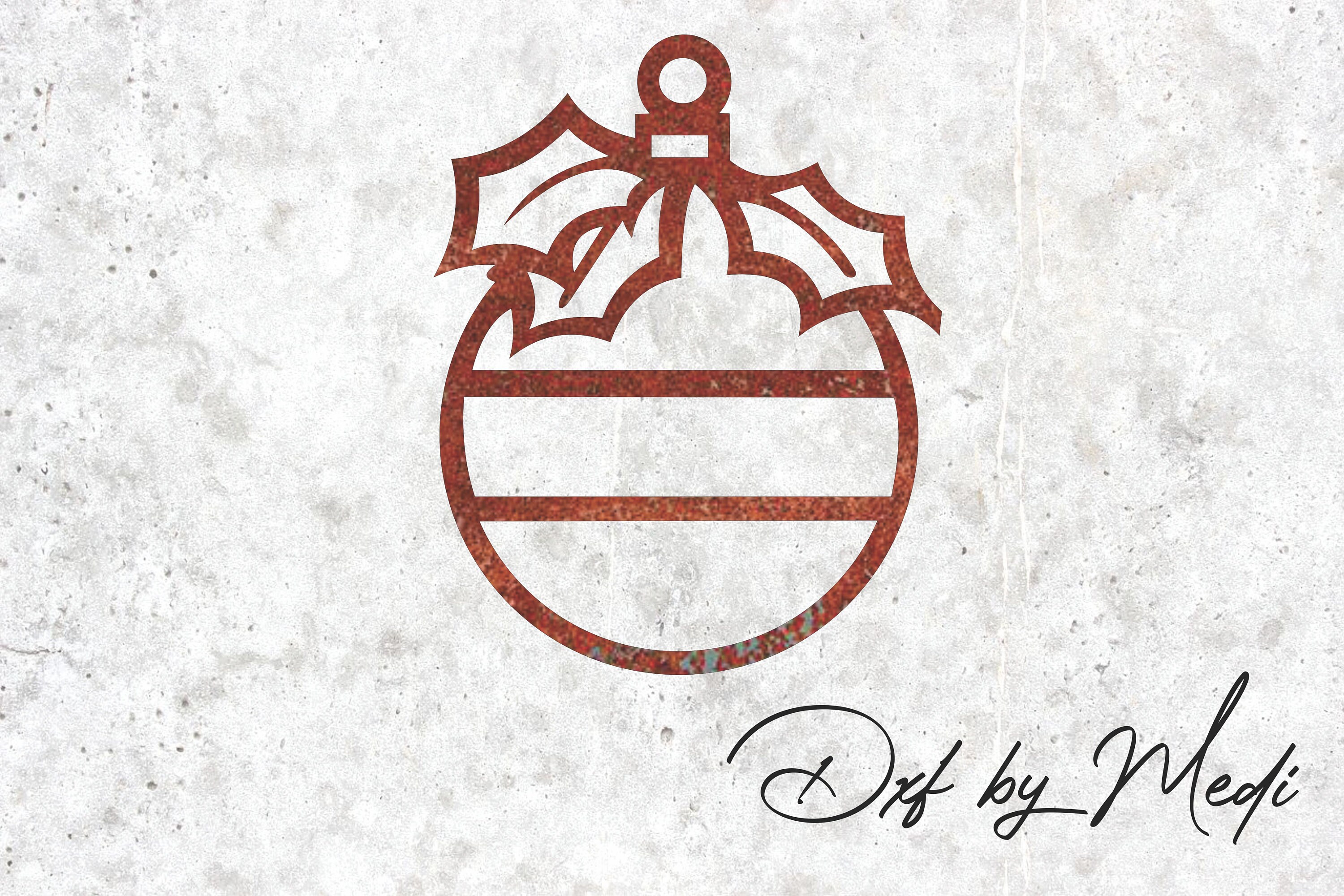 Christmas Ornaments- DXF SVG Files for Plasma Cnc Laser Waterjet Ready ...