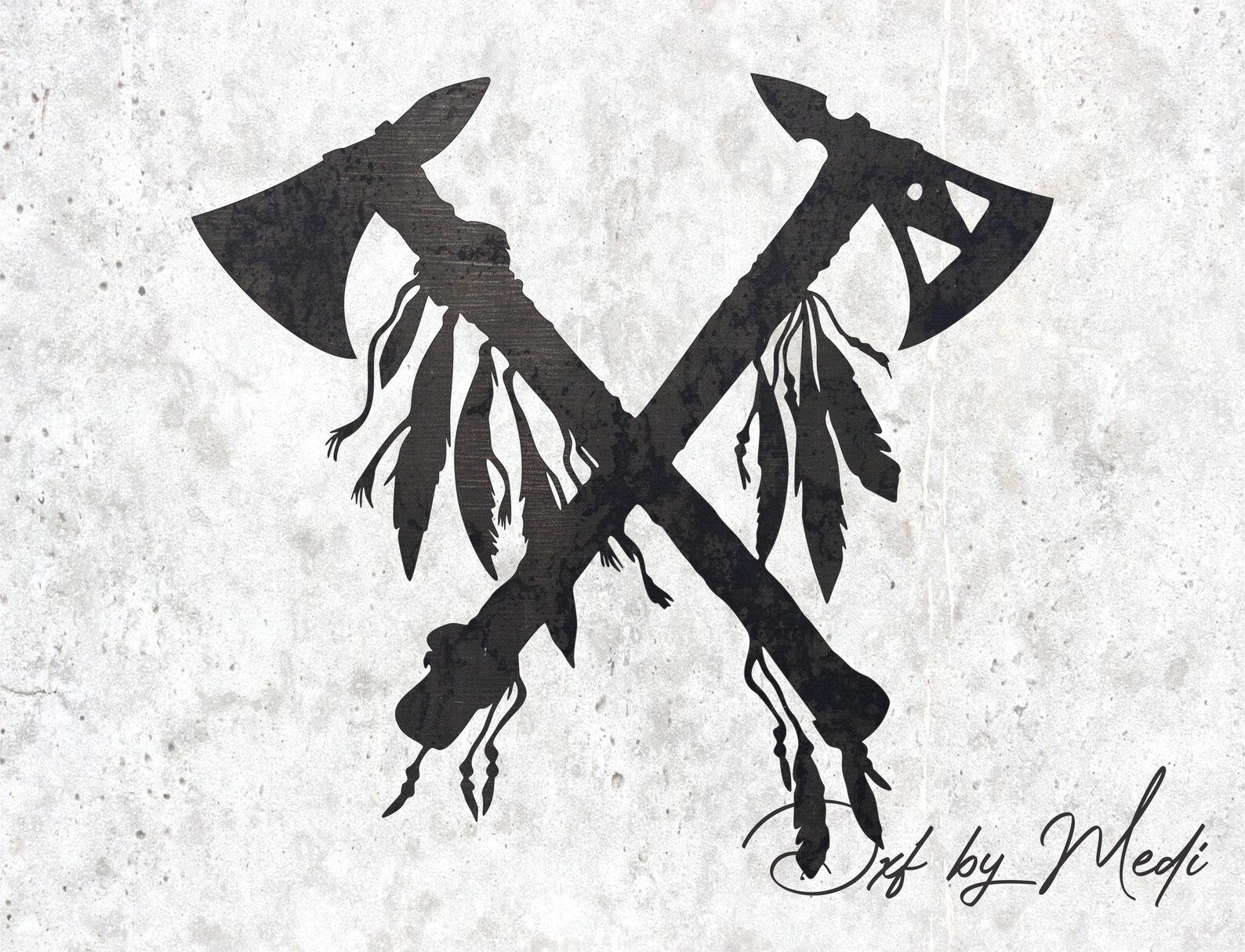 Two War Axes Old Indian Craftsmanship- Native American DXF SVG Files ...