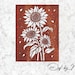 Sunflower - SVG DXF Files for Plasma and Laser Cutting - Digital Files ...