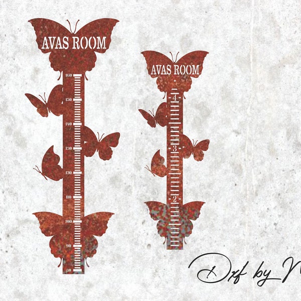 Cnc Files Growth Chart - Etsy