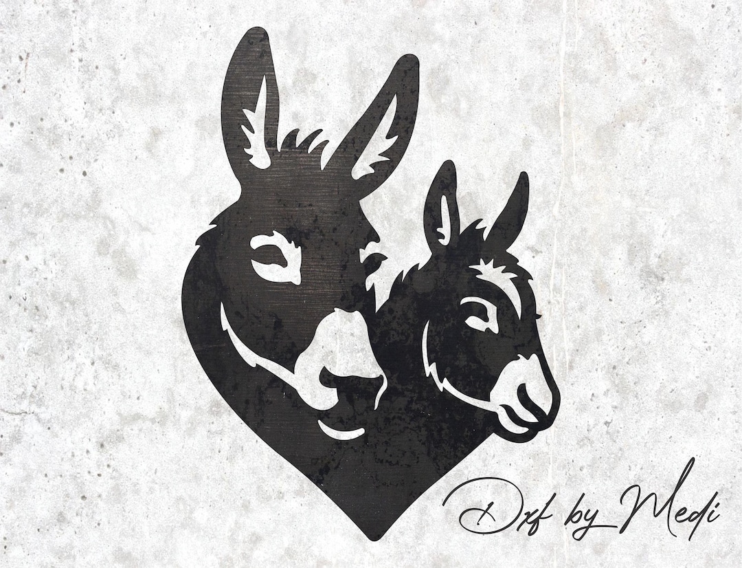 Donkey - SVG DXF Files for Plasma and Laser Cutting - Etsy