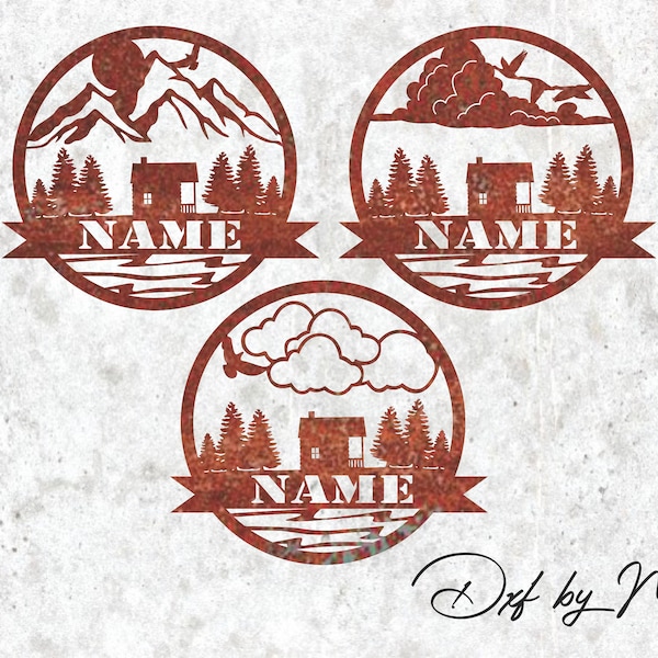 Cabin Dxf File - Etsy