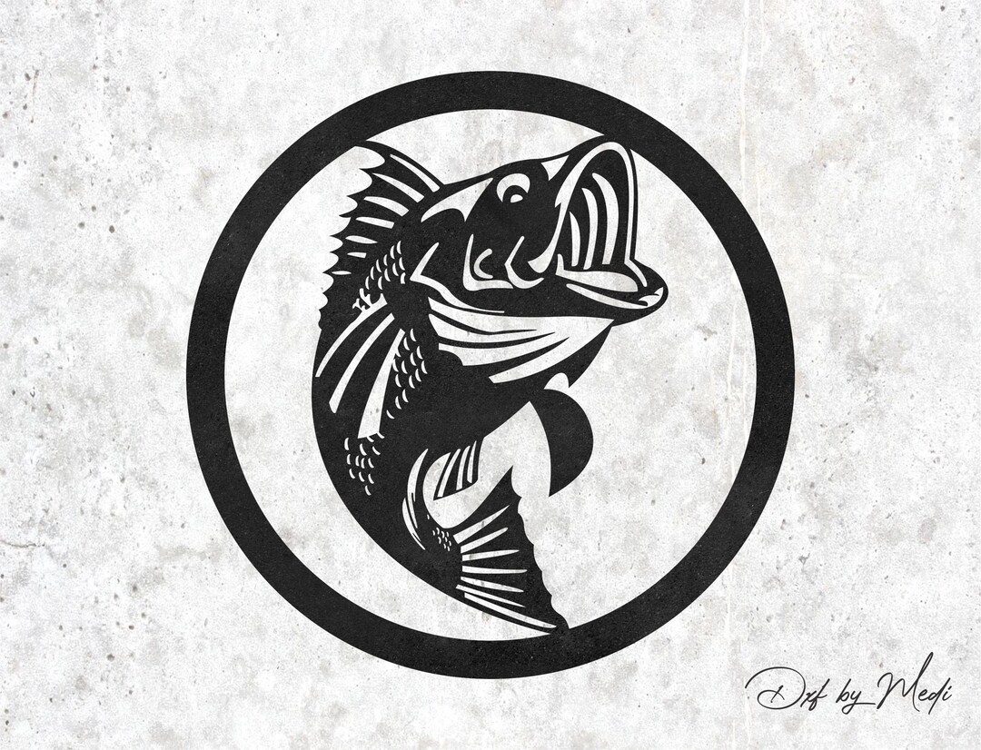Fish Sign DXF & SVG Files | Ready-to-cut for CNC, Laser, Plasma ...