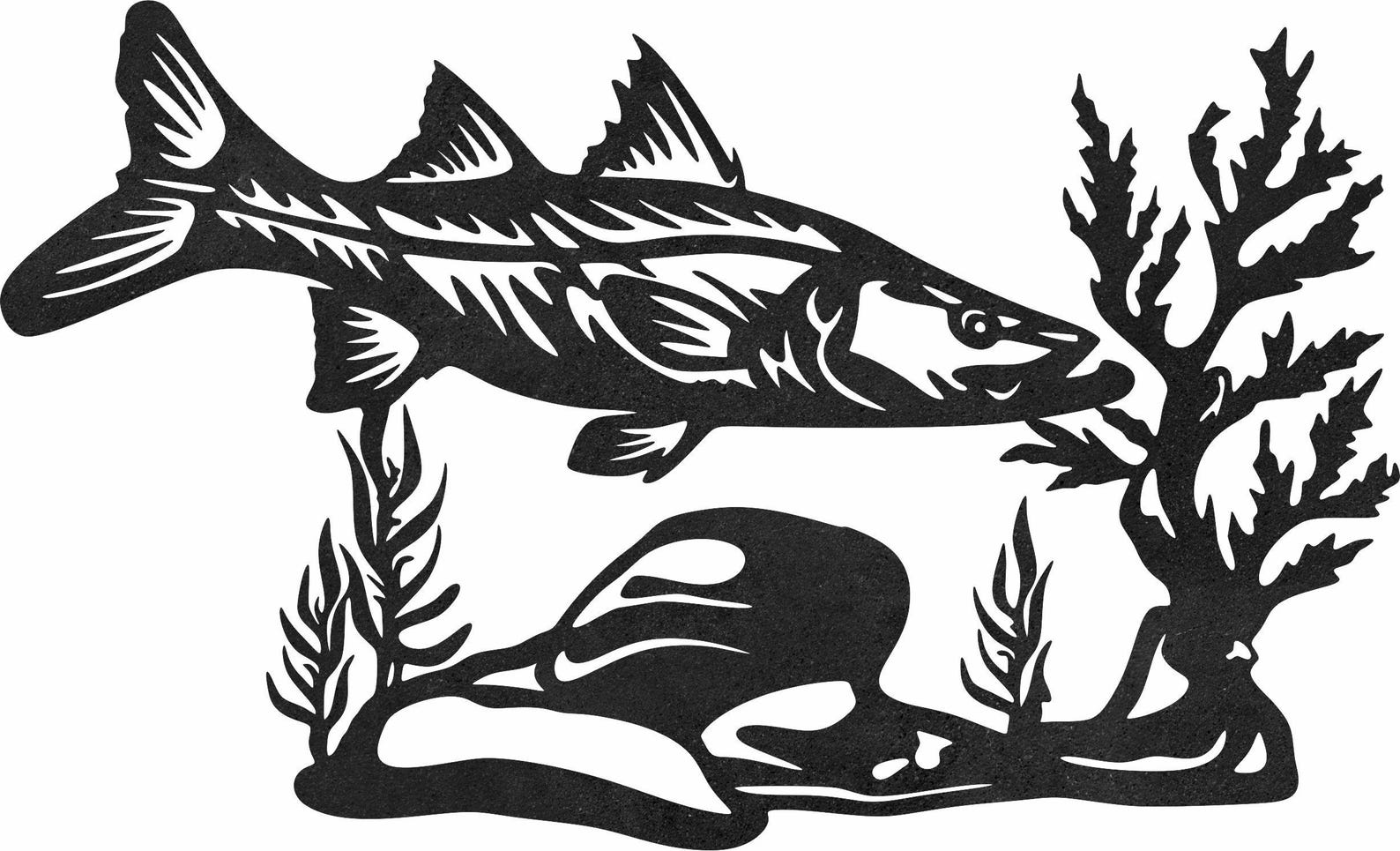 Snook Fish DXF & SVG Files | Ready-to-cut for CNC, Laser, Plasma ...