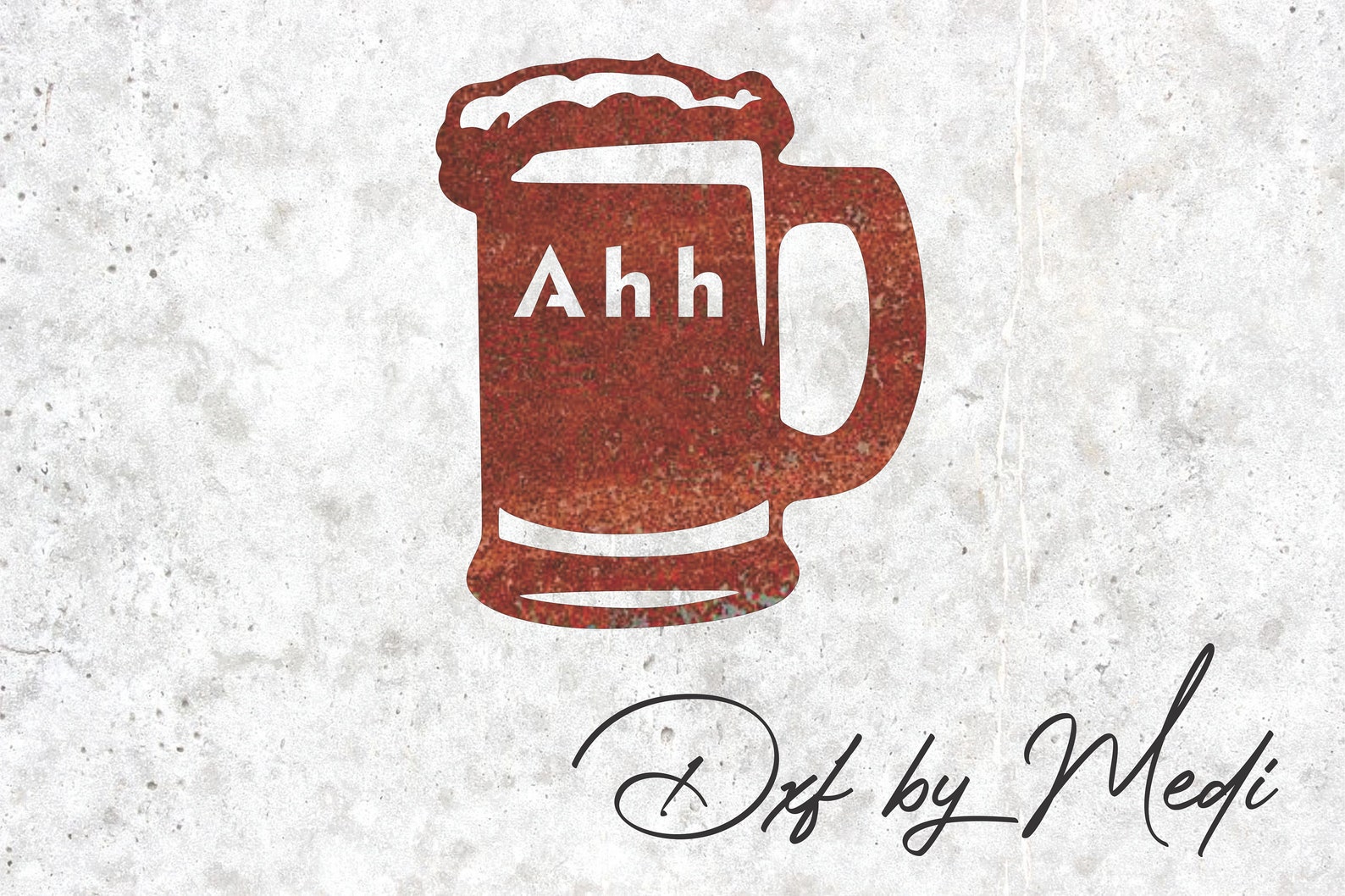 Beer Mug DXF SVG File for CNC Plasma, Laser, and Waterjet Cutting - Etsy