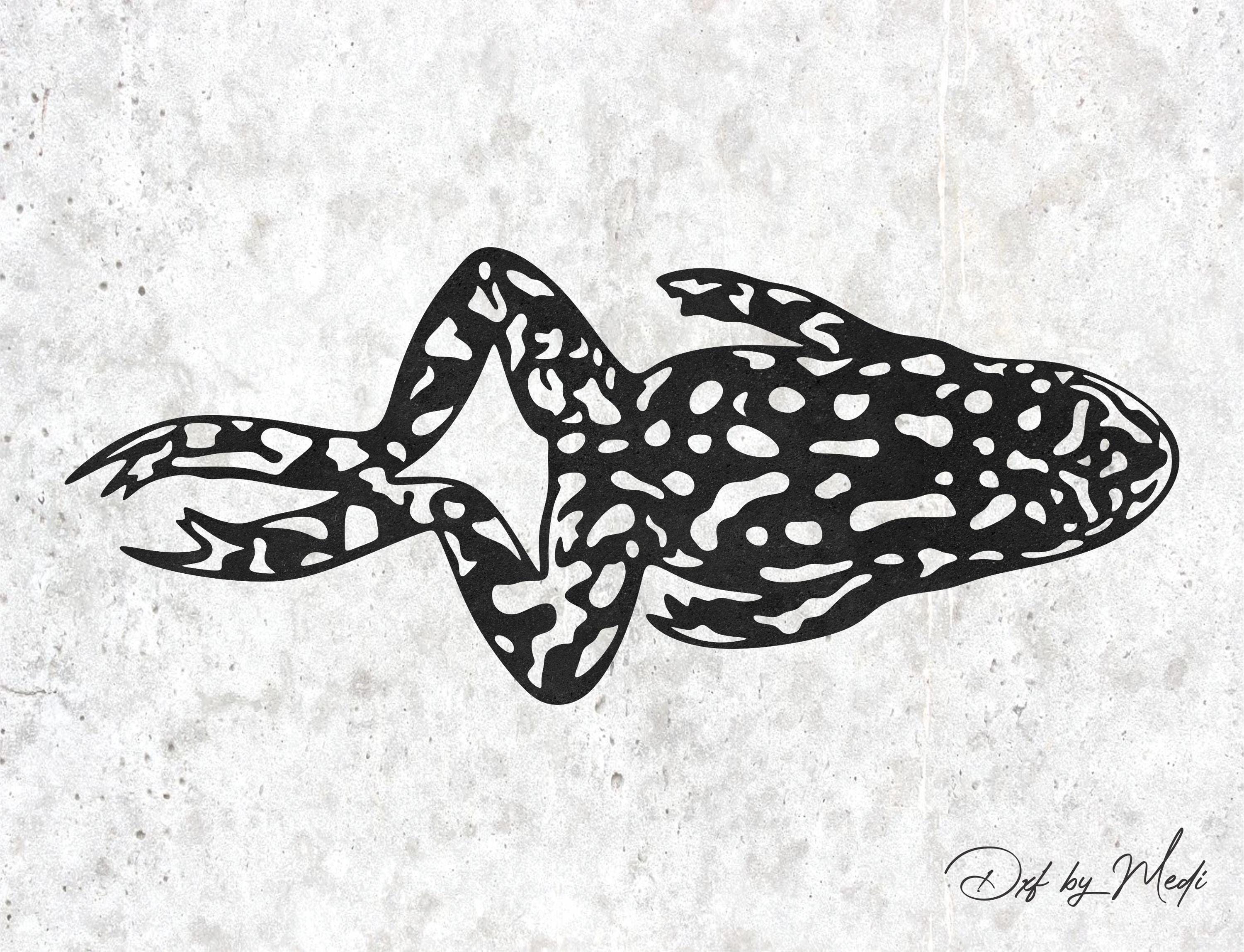 Swimming Frog DXF & SVG Files | Ready-to-cut for CNC, Laser, Plasma ...