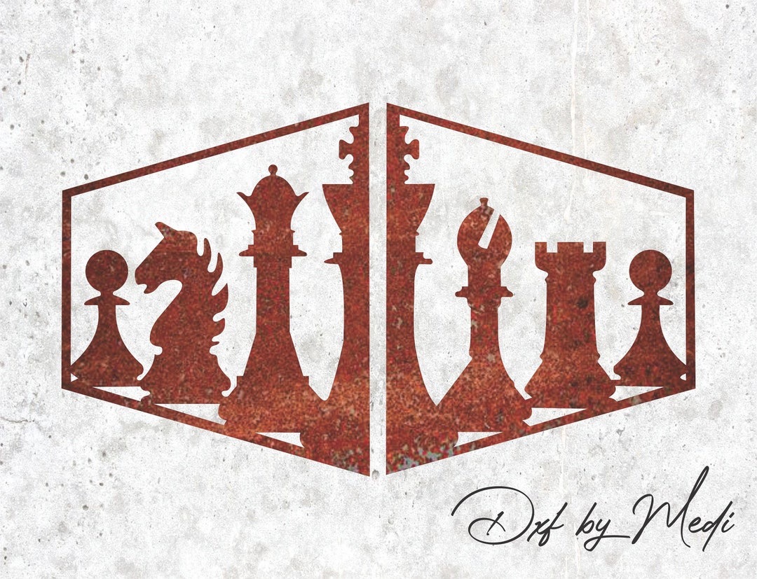 Chess Enthusiast Wall Decor DXF & SVG Files - Perfect for Laser Cut ...