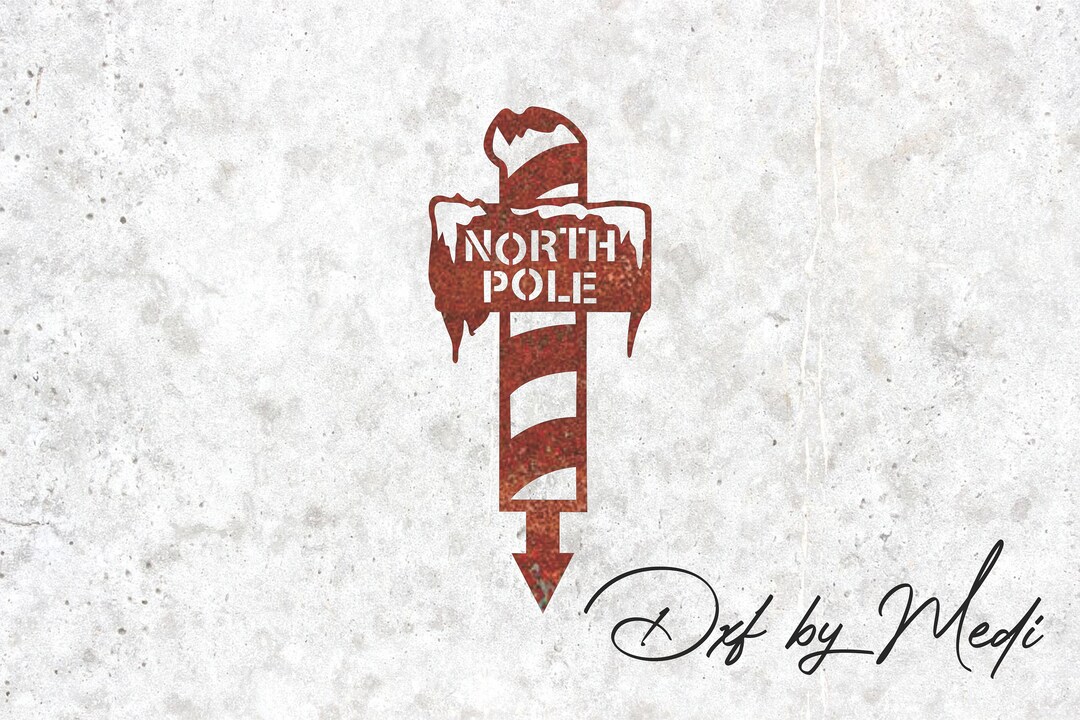 North-pole- DXF SVG Files for Plasma Cnc Laser Waterjet Ready to Cut ...