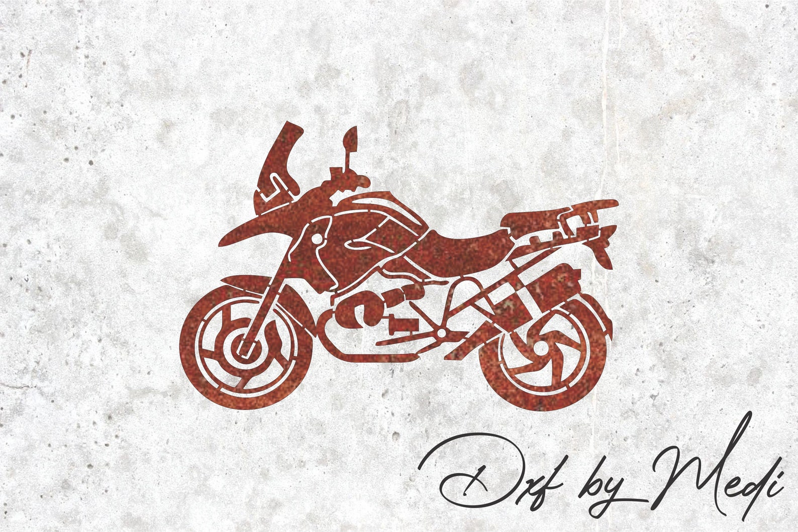 Motorcycle Clipart DXF SVG Files for Plasma Cnc Laser Waterjet Ready to ...