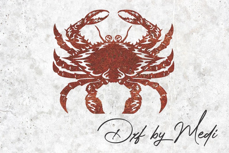 Blue Crab - DXF SVG File for CNC Plasma, Laser Cut, and Waterjet ...