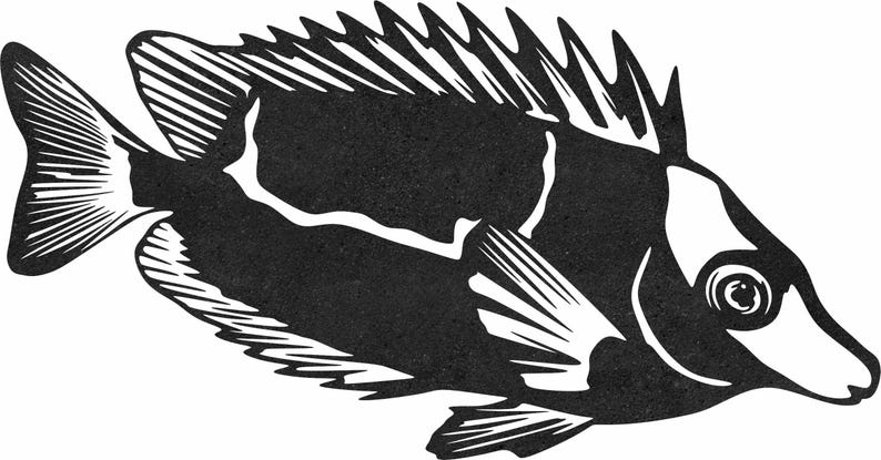 Triggerfish DXF & SVG Files | Ready-to-cut for CNC, Laser, Plasma ...