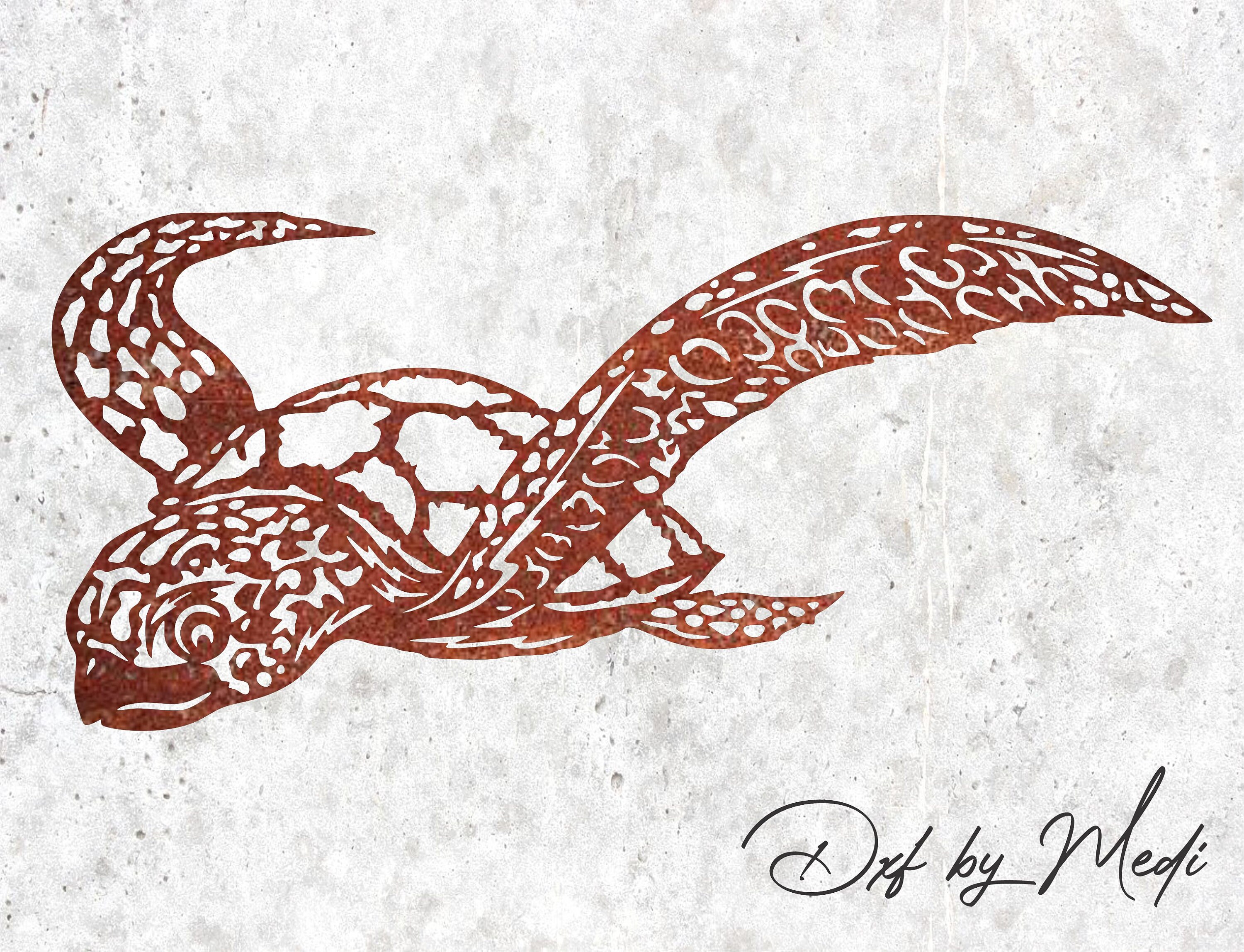 Turtle Dxf Files for Cnc Plasma- Laser Cut Files- Svg Design for Laser ...