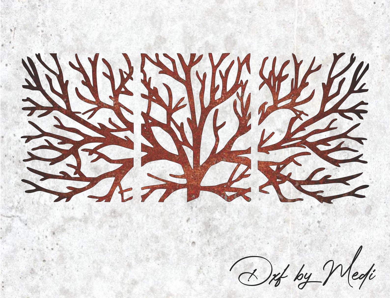 Branches Wall Decor DXF SVG File for Cnc Plasma Laser Cutting - DIY ...