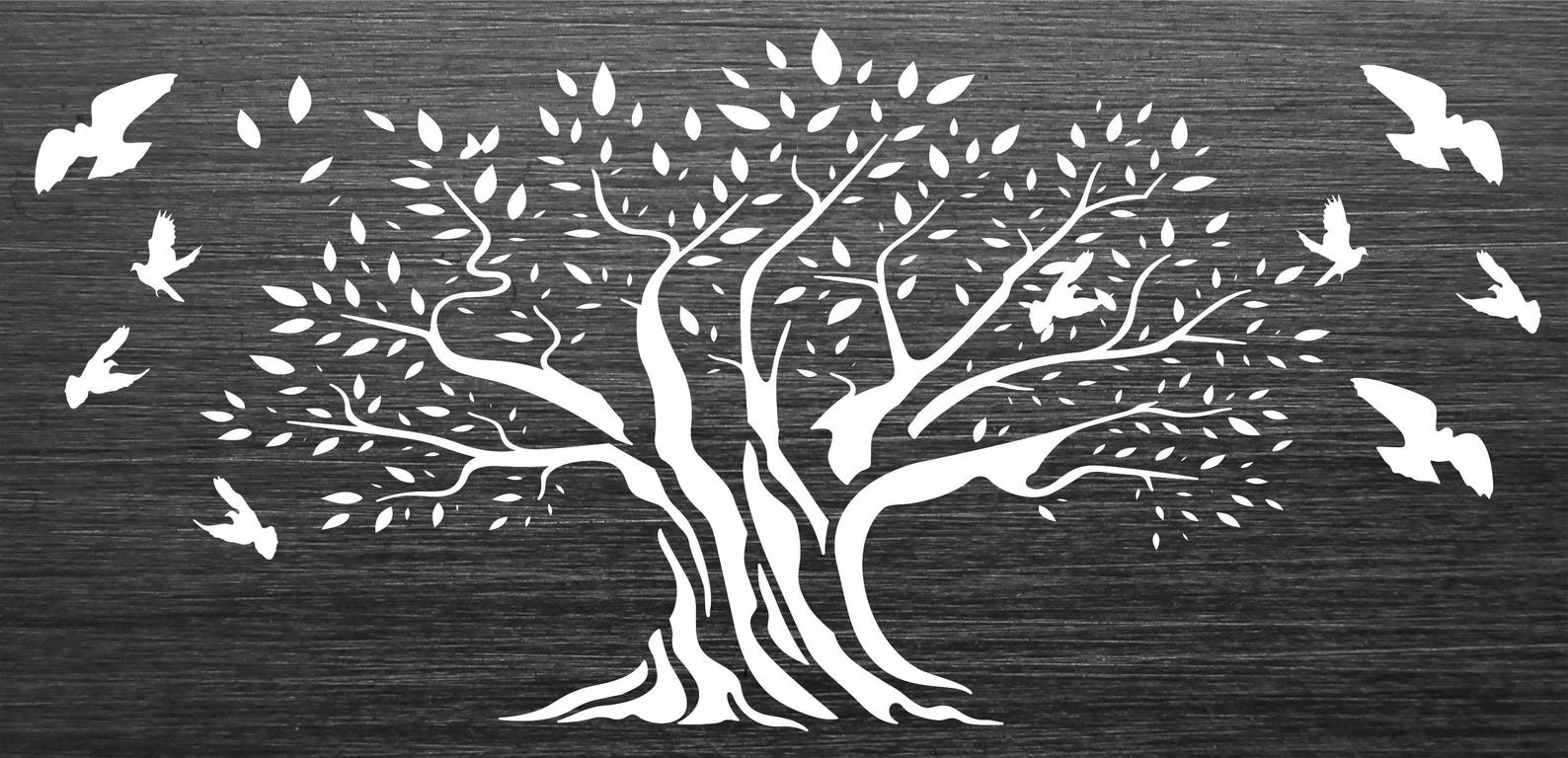 Tree Panel Design - SVG DXF Files for Plasma and Laser Cutting - Etsy