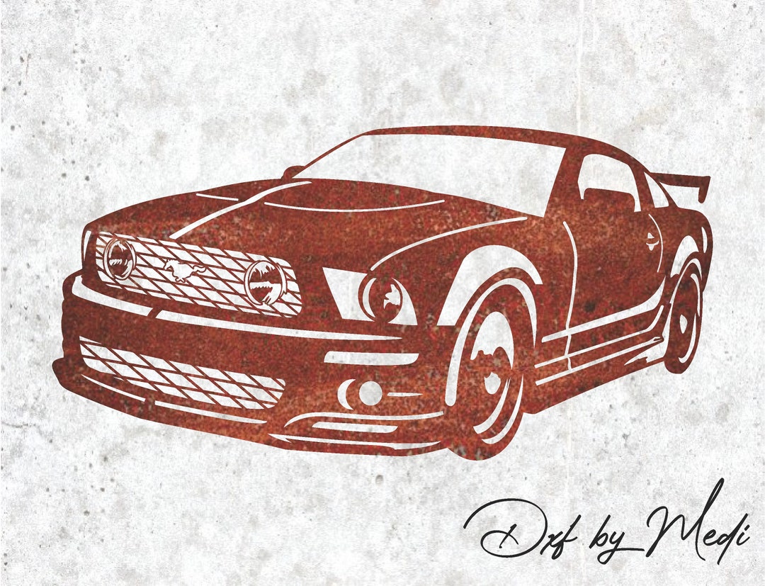 Classic Car DXF Svg Files for CNC Cutting Vintage Auto Decor & DIY ...