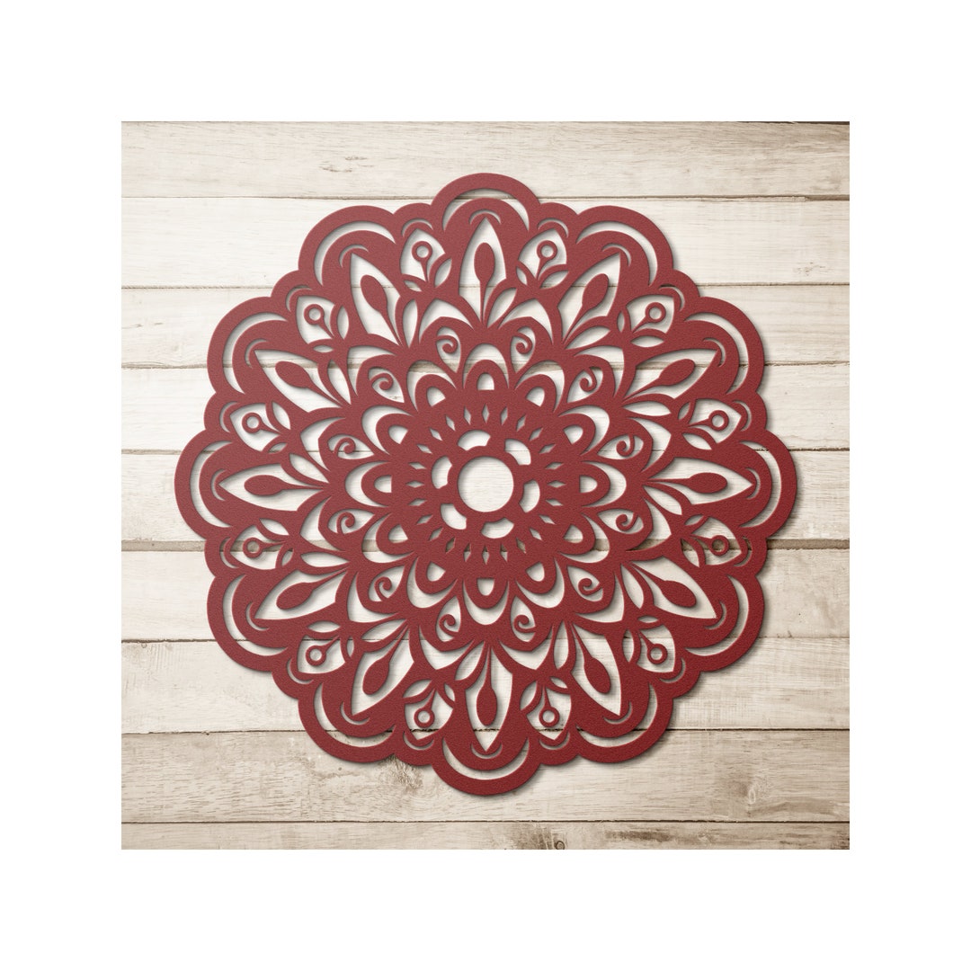 Intricate Mandala Metal Sign - 18-gauge Steel - Multiple Sizes and ...