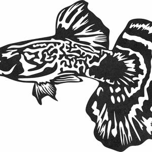 Betta Fish DXF & SVG Files | Ready-to-cut for CNC, Laser, Plasma ...