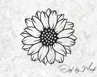 Sunflower Panel: CNC Laser Cut Files (DXF, SVG) - Etsy