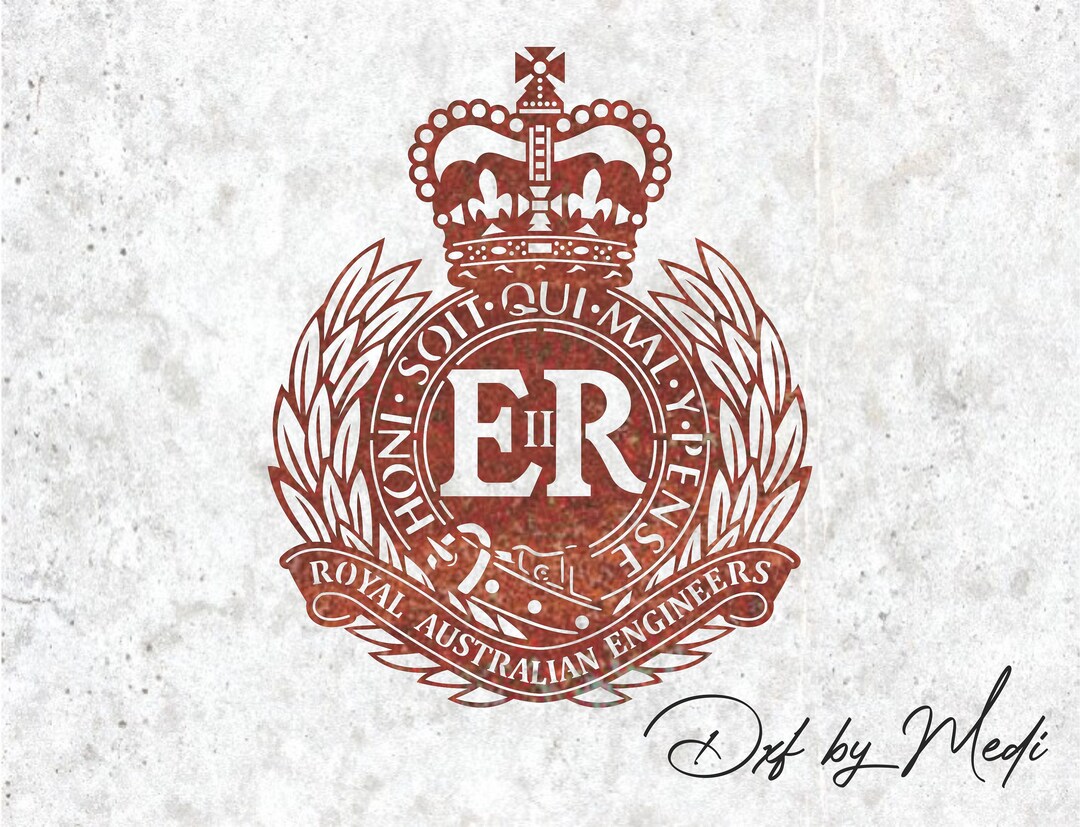Australian Royal Engineers Logo - DXF SVG Files for Plasma Cnc Laser ...