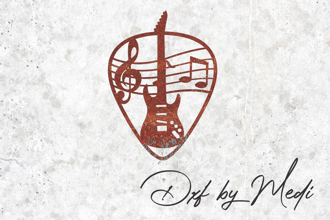 Guitar Song Wall Sign- DXF SVG Files for Plasma Cnc Laser Waterjet ...