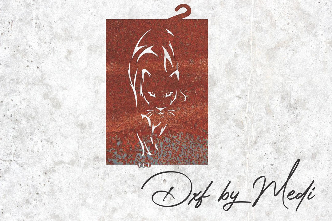 Cat Wall Panel Sign DXF Cut File for Laser and Plasma Cnc Cutting - DXF ...