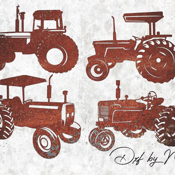 Tractor Dxf Files for Plasma - Etsy