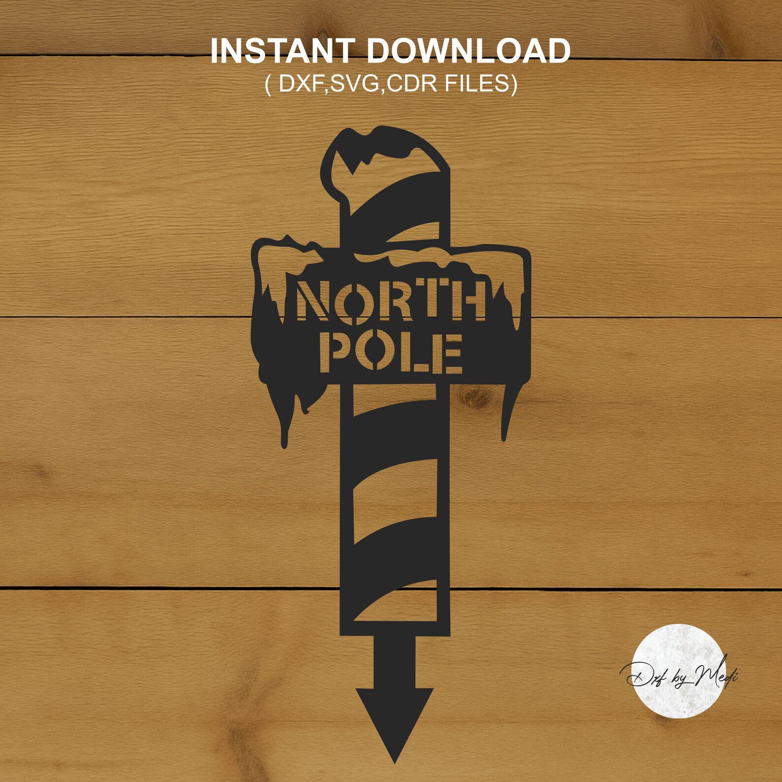 North-pole- DXF SVG Files for Plasma Cnc Laser Waterjet Ready to Cut ...