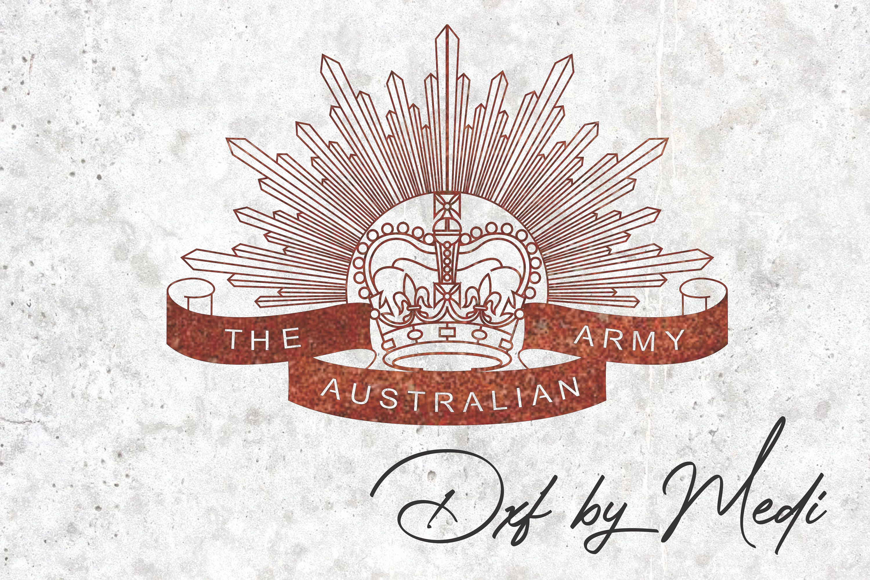 Australian Army Logo: CNC Plasma Laser Cut File (DXF SVG) - Etsy Australia