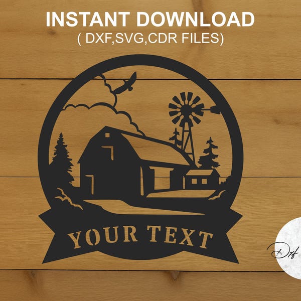 Barn Dxf - Etsy
