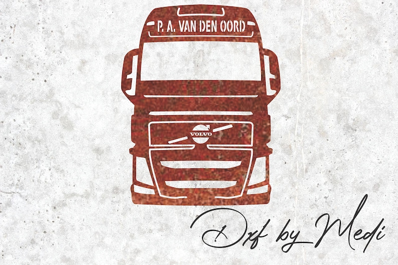 Volvo Truck Monogram DXF SVG Files for Plasma Cnc Laser Waterjet Ready ...