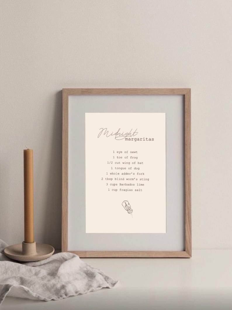 Practical Magic Midnight Margaritas Digital Print LARGE, Practical ...