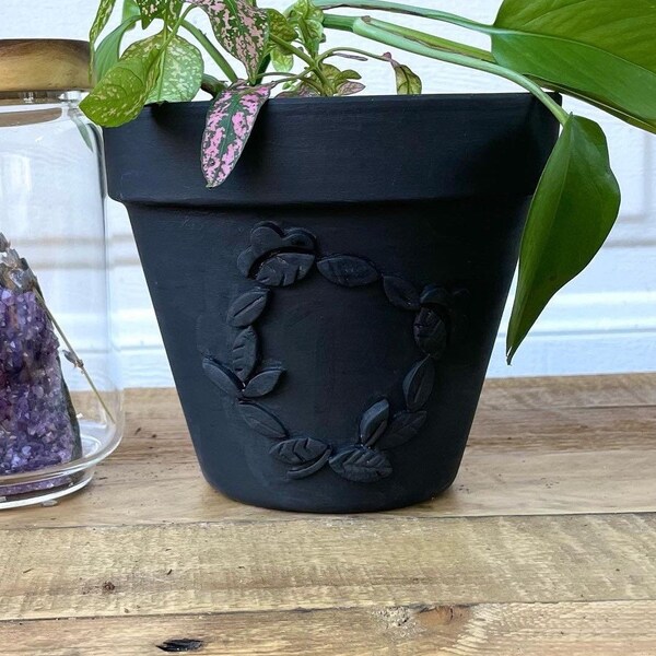 Large Hanging Flower Pot - Etsy