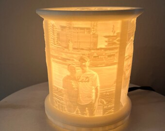 Personalized Lithophane Lamp - Etsy