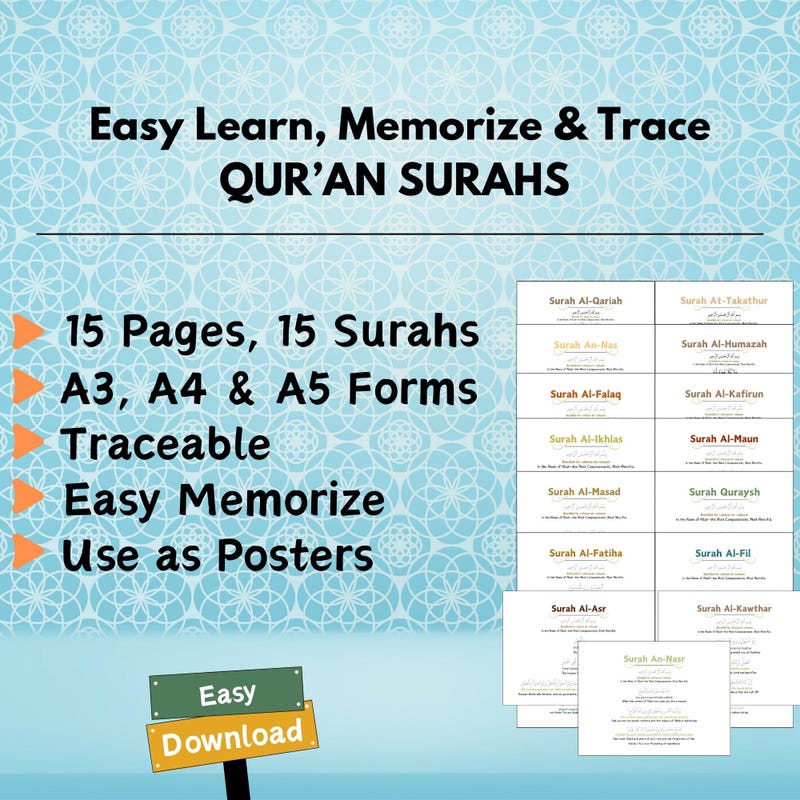 Quran Poster Digital - Etsy