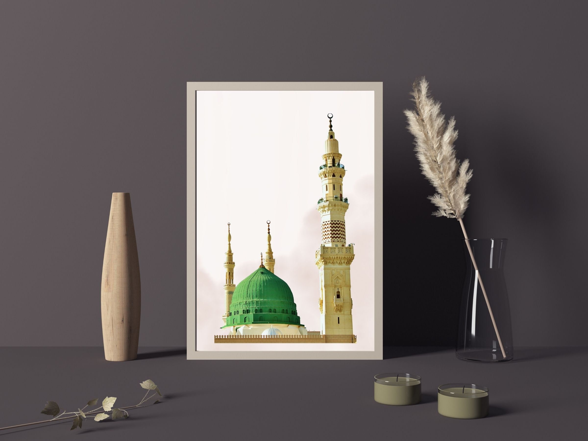 Masjid an Nabawi Printable Islamic Wall Art / Prophet's Mosque Print ...