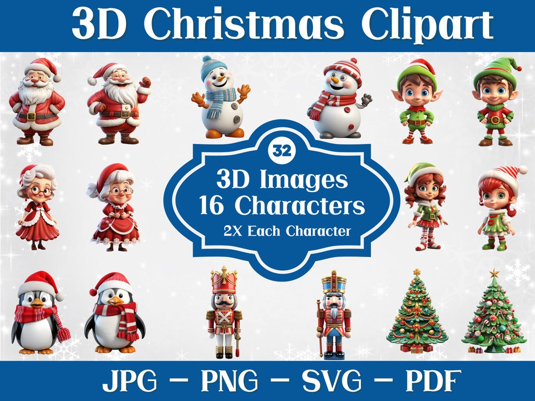 3D Christmas Clipart, 3d Gingerbread House Svg, Christmas Clipart ...