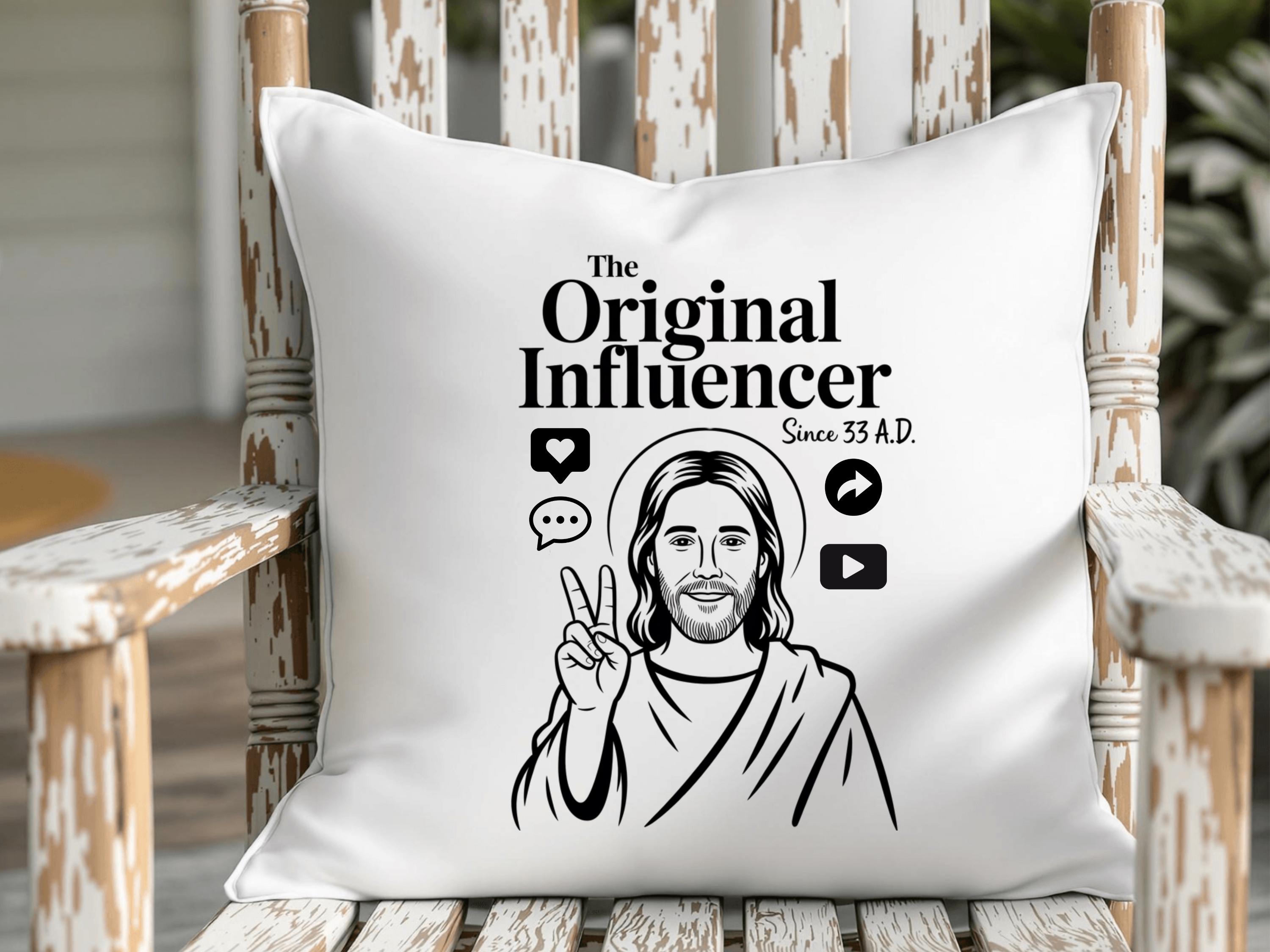 Jesus the Original Influencer SVG: Christian Shirt Design (digital ...