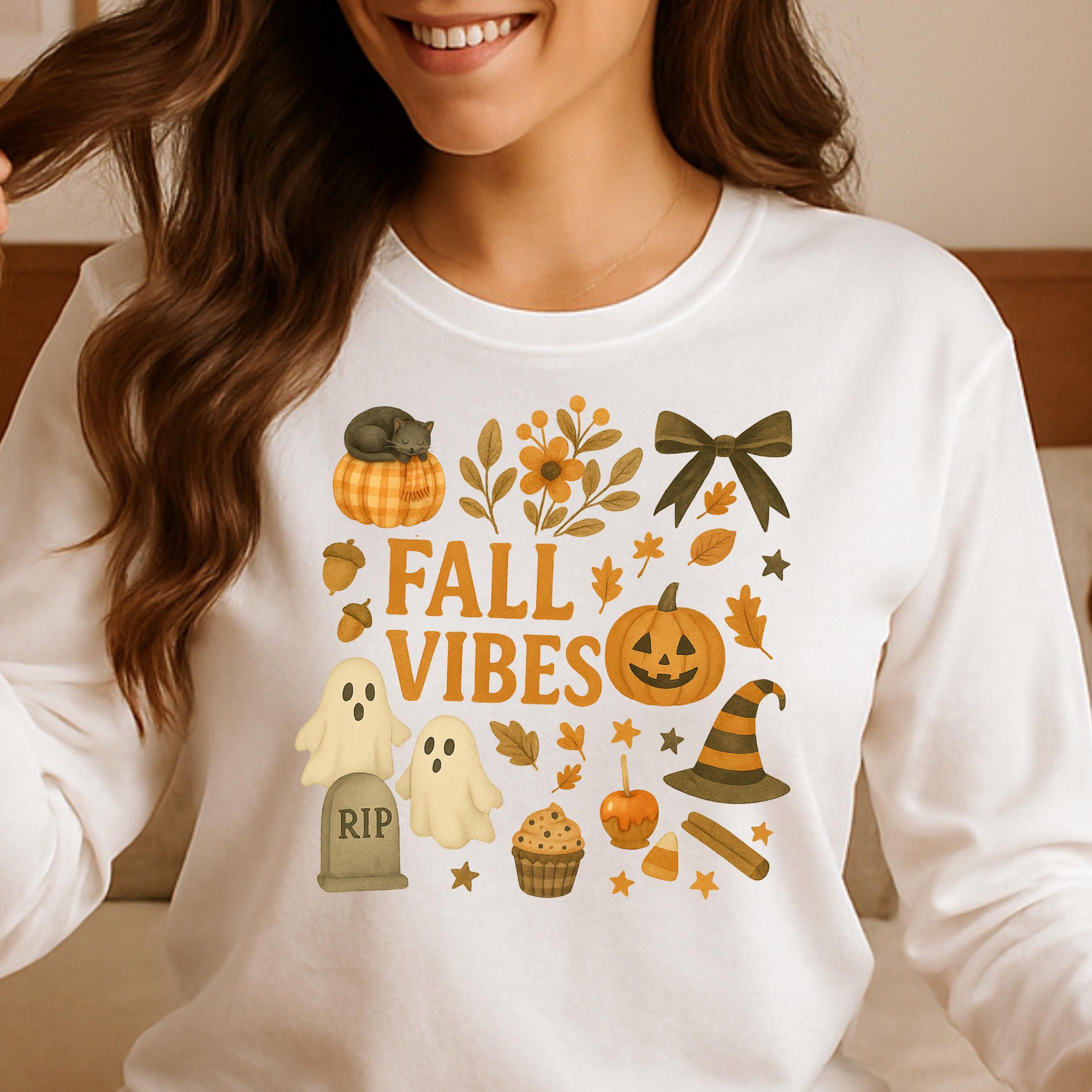 Fall Collage Design PNG | Fall Designs Svg | Fall Boho Png | Fall Vibes ...