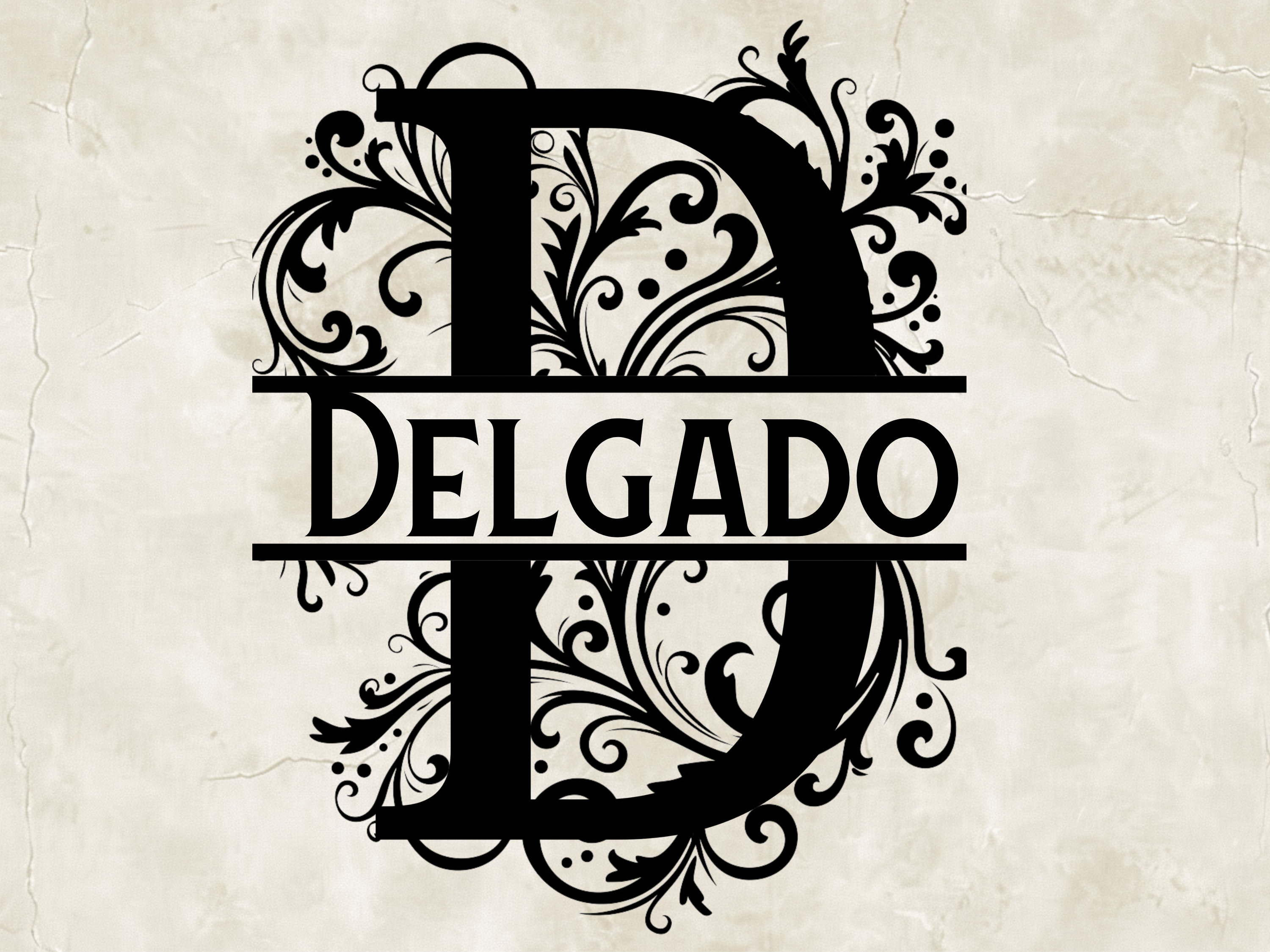 Split Monogram, Split Monogram SVG, Split Monogram Font, Wedding ...