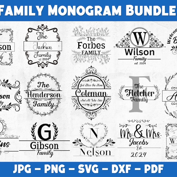 Monogram - Etsy
