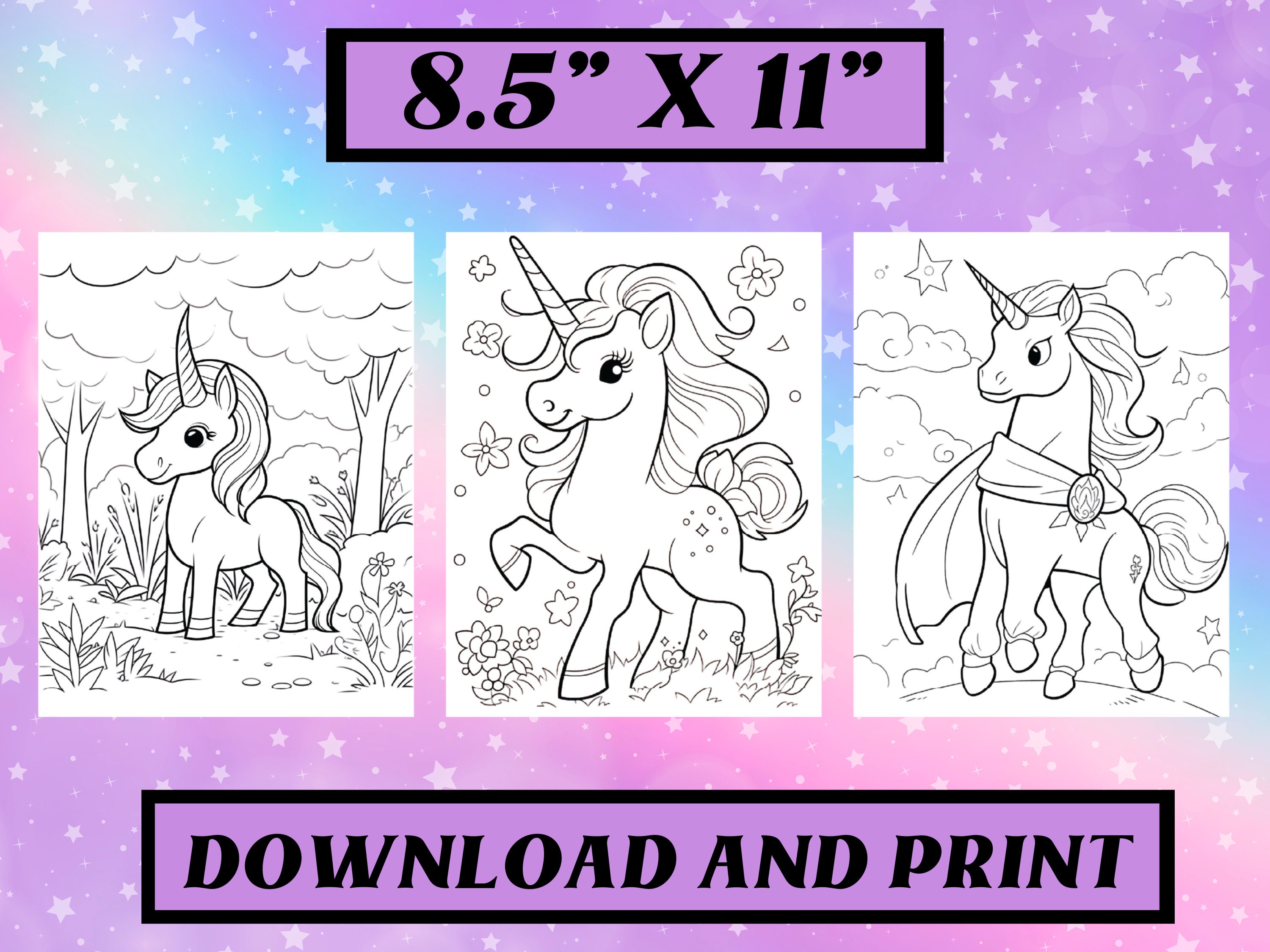 Unicorn Coloring Pages, Unicorn Coloring Pages for Kids, Unicorn ...