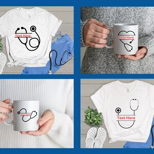 Monogram Stethoscope, Stethoscope Split Monogram Svg Bundle ...