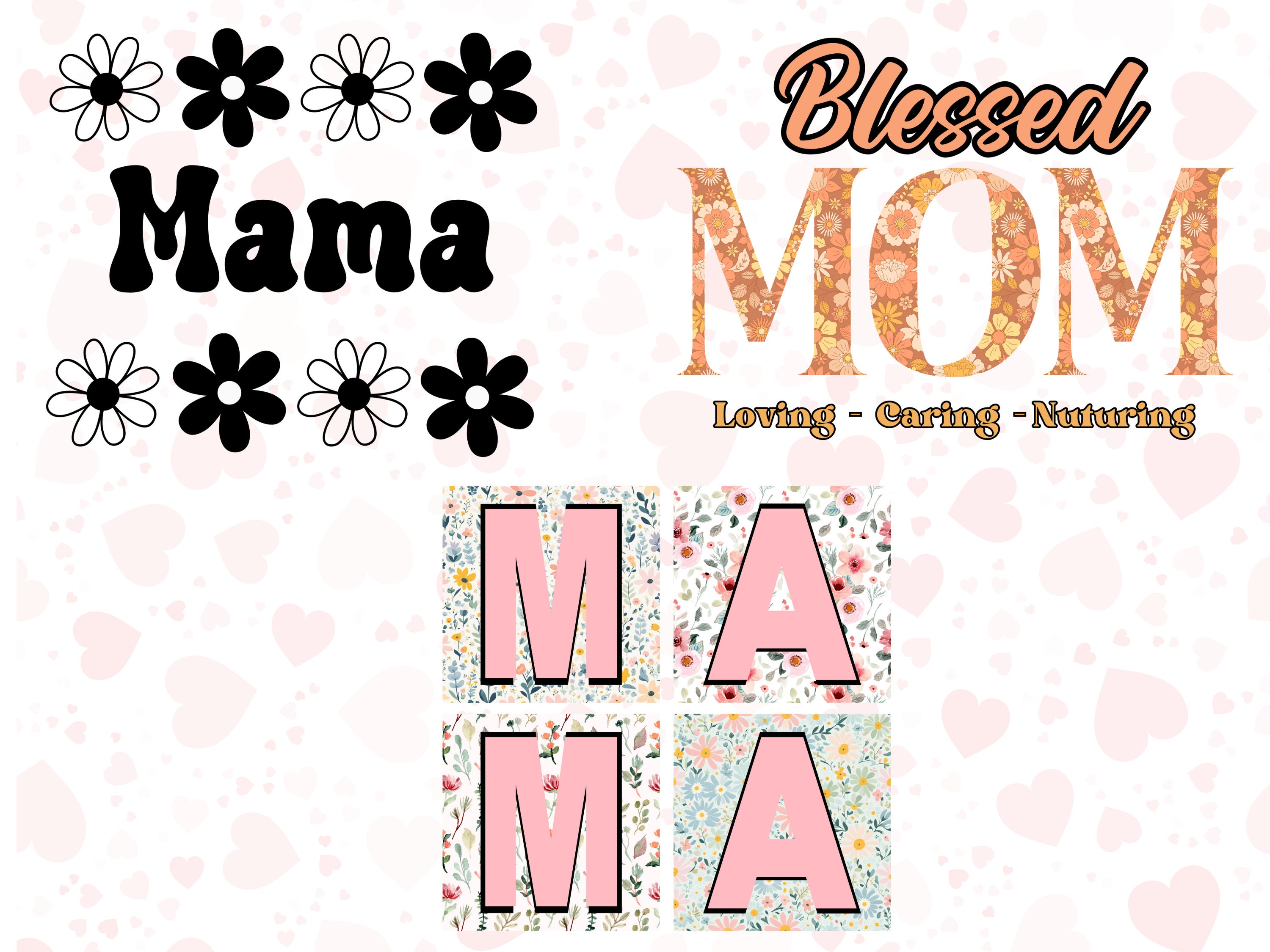 Mom SVG Bundle, Mothers Day Svg Bundle, Mom PNG Bundle, Mothers Day Png ...